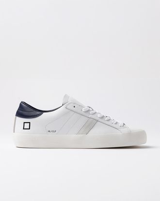 D.A.T.E. hill low calf white-blue