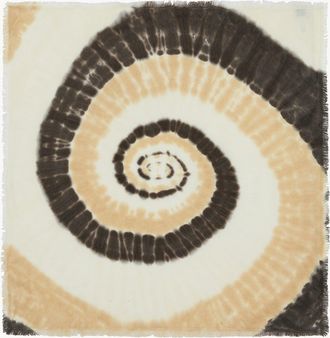 Kujten Grand bandana cachemire tie & dye - Grand Bandana Hachiko Sunny