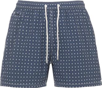 Saint Barth Homme, Maillots de bain, Bleu, Taille: M Lighting Micro Stretch Swim Shorts