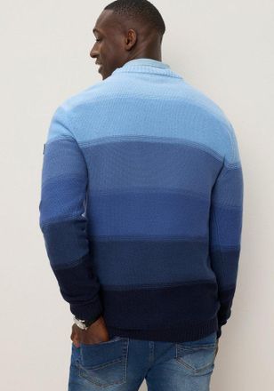 Kangaroos Strickpullover mit Rundhalsausschnitt, Regular Fit, aus Baumwolle, Langarm