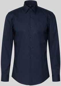 HUGO BOSS Slim Fit Businesshemd aus Popeline mit Stretch-Anteil