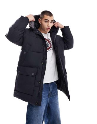 Pretty Green Mountfield - Parka matelassée - Noir