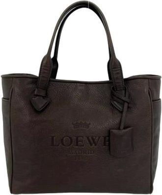 Loewe Sac &agrave; main Pre-owned - Femme - Pre-owned - Brun - Taille: ONE Size