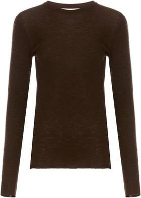 Saison 1865 Pull fin Qola col rond en laine vierge