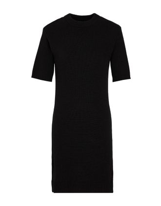 8 by YOOX WOOL BLEND SHORT SLEEVE KNIT DRESS