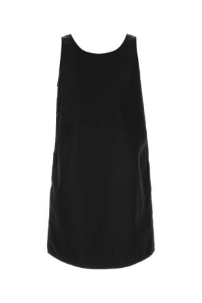 Prada Womens Mini Dress Black Nylon