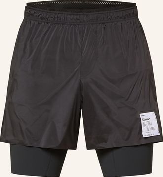 SATISFY Satisfy 2-In-1-Laufshorts Techsilk schwarz
