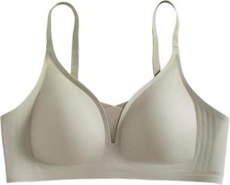 Generic Soutien Gorge Invisible Soutien Gorge sans Armature Brassiere Femme Tous Les Jours Push Up Quotidien T-Shirt Bra Lift Seamless Couvrance Totale Linger