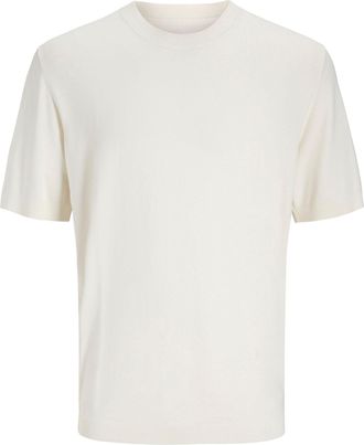 Jack & Jones Male Gestricktes T-Shirt Einfarbig Gestricktes T-Shirt