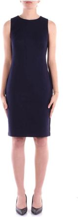 Ralph Lauren Femme, Robes, Bleu, Taille: 38 FR Robe fourreau en tissu Ponte