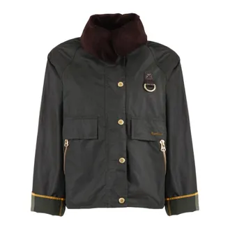 Barbour Femme, Vestes, Vert, Taille: 40 FR Catton Wax