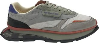 Reebok Low-Top Sneaker - Classic Leather Ltd Grey/Green Sport Nylon W - Gr. 36,5 (EU) - in Grau - für Damen