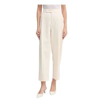 Oui Pantalon Droit - Femme - Pantalons - Beige - Taille: 38 FR