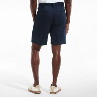 Lands End B&uuml;gelleichte Chino-Shorts, 23 cm, Herren, Gr&ouml;&szlig;e:52-54 regular, Blau, Baumwolle, by Lands End