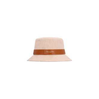 Dior Femme, Accessoires, Beige, Taille: 58 CM Teddy-D Canvas Oblique Hat