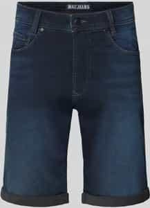 M.A.C Regular Fit Bermudas in Denim-Optik mit Eingrifftaschen
