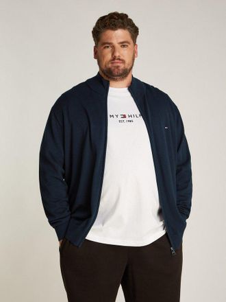 Tommy Hilfiger Big & Tall Strickjacke BT-ESSENTIAL COTTON ZIP THRU-B Gro&szlig;en Gr&ouml;&szlig;en
