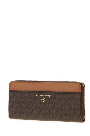 Michael Kors Womens Printed Canvas Wallet Brnacorn Portafogli