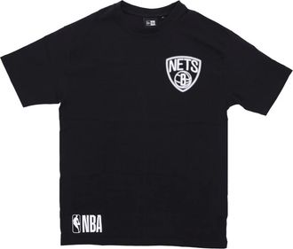 New Era NBA Neon Tee Bronet Schwarz/Wei&szlig; - - Tops - Herren - Schwarzk - M