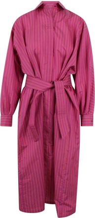 Max Mara Femme, Robes, Rose, Taille: 38 FR Robe chemise avec ceinture