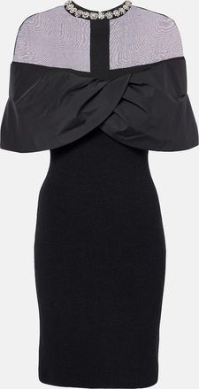 Rebecca Vallance Minikleid Maeve aus Mesh mit Kristallen