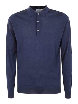 John Smedley Chemise - Bleu