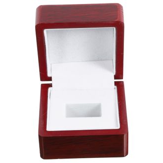 Aboofan Holz Ring Box Mit Transparentem Deckel Kompakter Schmuckhalter F&uuml;r Herren Damenringe Robuste Einzelbox Zur Aufbewahrung Und Pr&auml;sentation Von Meistersc