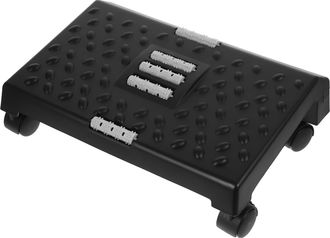 TOPBATHY Kleiner Rutschfester Kunststoff Fu&szlig;hocker mit Abgerundeten Kanten und Hoher Stabilit&auml;t Verstellbarer Tritthocker als Fu&szlig;st&uuml;tze f&uuml;r B&uuml;ro Wohnzimmer und