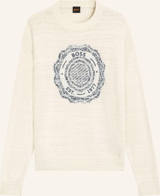 HUGO BOSS Pullover Kerbert beige