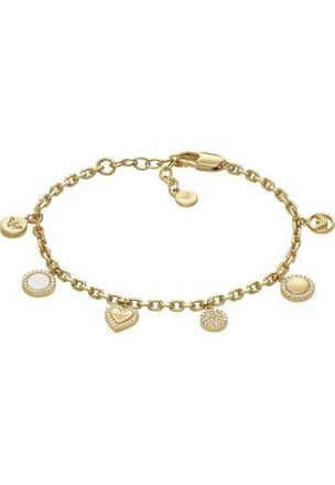 Emporio Armani Bracelet à pampilles Emporio Armani en laiton, doré, pour femme, EGS3104710, Or Banane