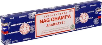 Guru Shop Satya Nag Champa, Sai Baba Satya Incense R&auml;ucherst&auml;bchen 40 g - Nag Champa, 21x4x2 cm