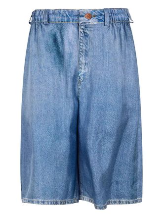 Pierre-Louis Mascia elasticated-waist trousers - Blau
