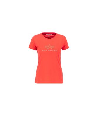 Alpha Industries Alpha Industries Crystal T T-Shirt f&uuml;r Damen Radiant Red