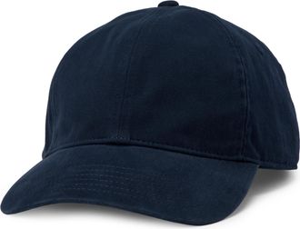 Amazon Essentials Herren Baseballkappe aus gewaschener Baumwolle, Marineblau, Einheitsgr&ouml;&szlig;e