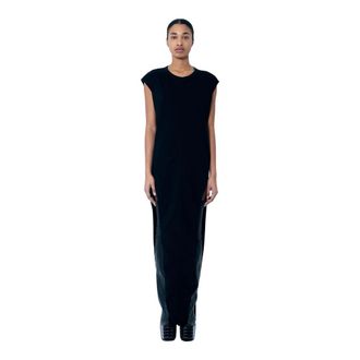 Rick Owens Panel Maxi-Kleid mit Seitenschlitzen - - Dresses - Damen - Schwarzk - S