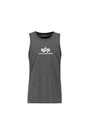 Alpha Industries Alpha Industries Basic D&eacute;bardeur pour Hommes T-Shirt, Charcoal Heather/White