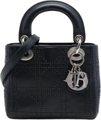 Dior Pre-owned Lady Dior Handbag - Femme - Pre-owned - Noir - Taille: ONE Size