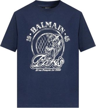 Balmain Homme, Tops, Bleu, Taille: XL Balmain T-shirts et Polos