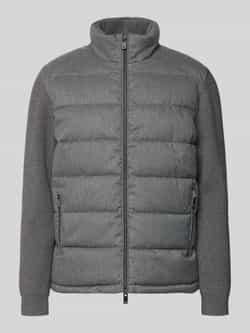 Christian Berg Steppjacke mit Stehkragen und Zweiwege-Rei&szlig;verschluss
