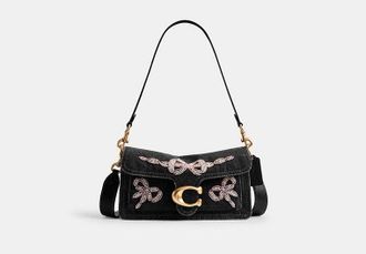 Coach Tabby Schultertasche 26 Mit Schleifen Aus Perlen