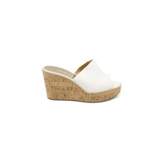 Walter Steiger Femme, Chaussures, Blanc, Taille: 38 EU Mules &agrave; plateforme