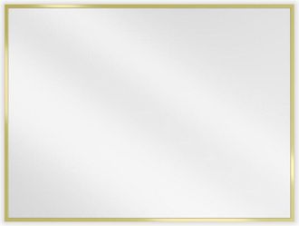 Desconocido Desconocido - silla Miroir mural rectangulaire, 80 x 60 cm, cadre dor&eacute;