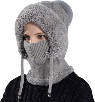 Generic Bonnet Femme Hiver Bonnet Femme Chapeau Femme Hiver Confortable Classique - Bonnet Cyclisme Coupe-Vent Femme Hiver, Tricot Thermique, Protection Optim