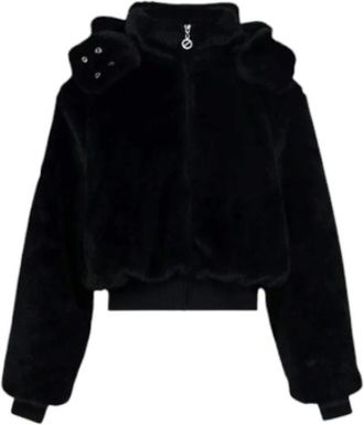 No Name Veste Sherpa Carter - Femme - Vestes - Noir - Taille: 36 FR