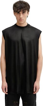 Rick Owens Homme, Tops, Noir, Taille: XL Tarp T Black