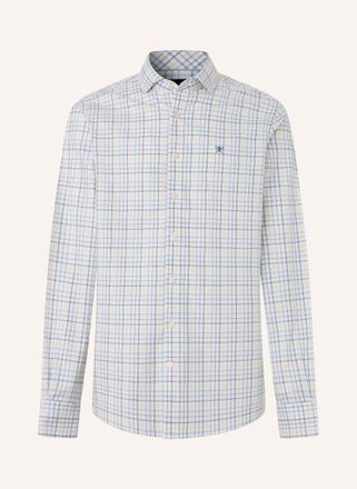 Hackett Freizeithemd Three Col Tattersall blau