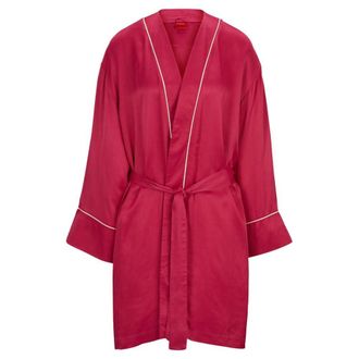 HUGO BOSS DRESSING GOWN Damen,Medium Pink663,XL