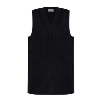 Officine Générale Femme, Vestes, Bleu, Taille: 42 FR Gilet en laine Reese