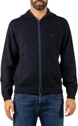 Emporio Armani Cardigan en maille - Homme - Pulls - Bleu - Taille: M
