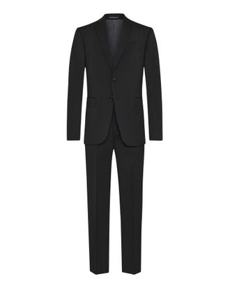 Emporio Armani Komplettanzug mit Einreiher-Sakko aus Schurwolle in